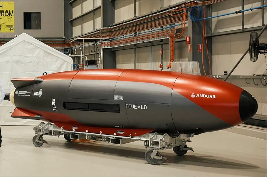 Розробники Anduril представили інноваційний підводний бойовий дрон Dive ...