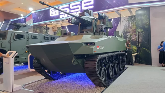 Розробники SSE Defence представили бойовий танк-амфібію P8 Light Tank ...