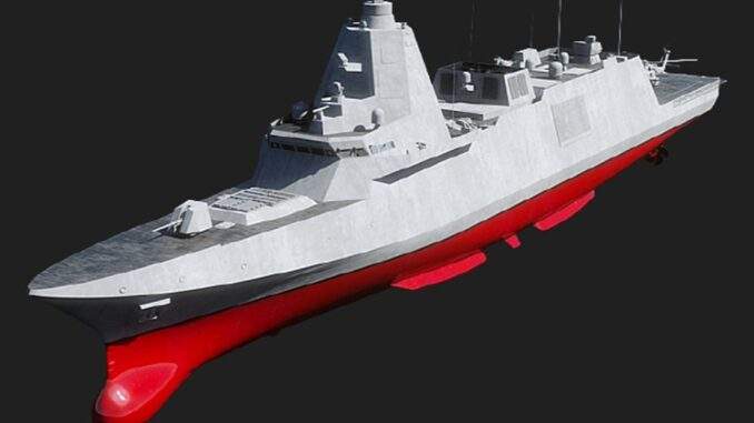 Розробники з Південної Кореї представили бойовий фрегат HDF-6000 класу ...